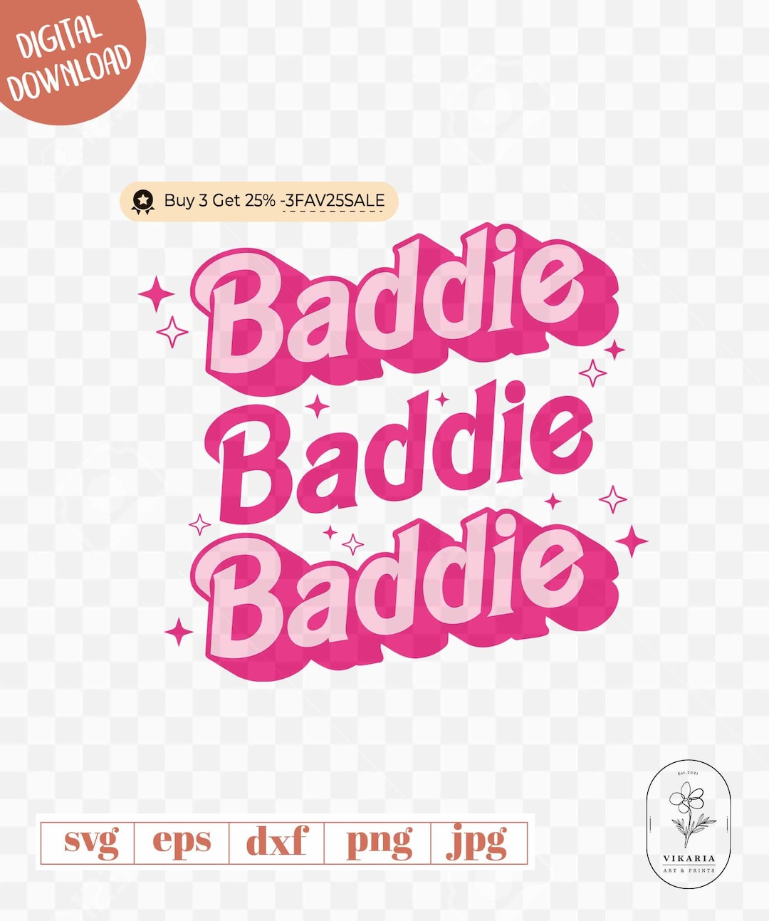 Baddie Baddie SVG Png Files Instant Download, Sublimation PNG, SVG, Svg ...