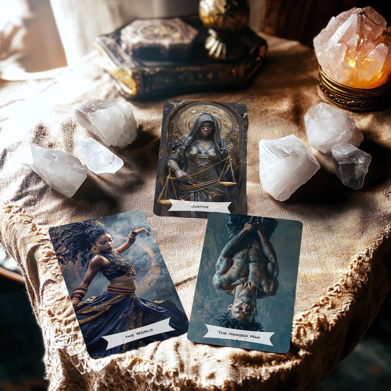 Tarot Deck, African American Oracle Card Deck, Tarot Deck With ...