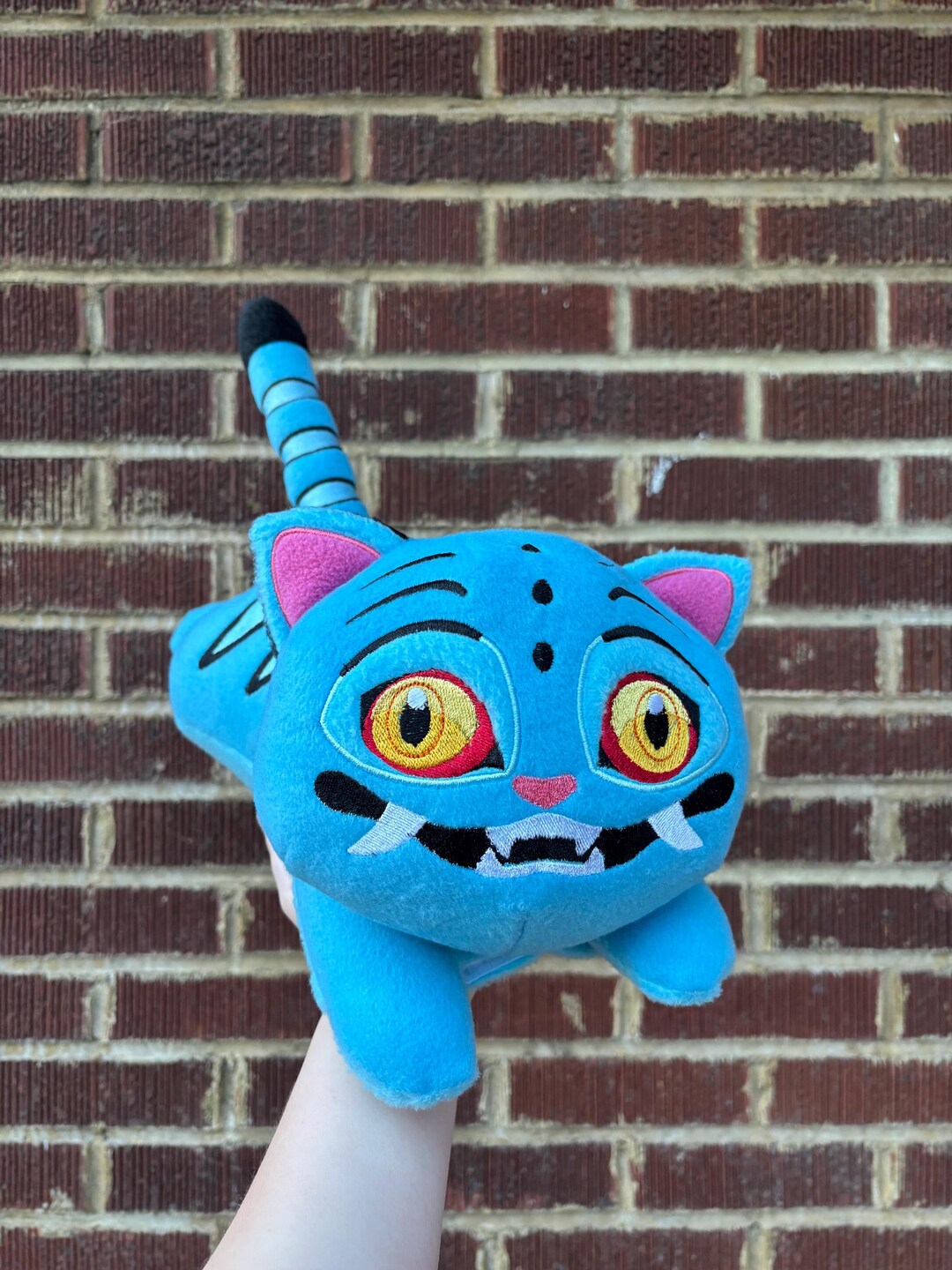 Handmade "kpop Demon Hunters" Derpy Cat Plushie - Etsy