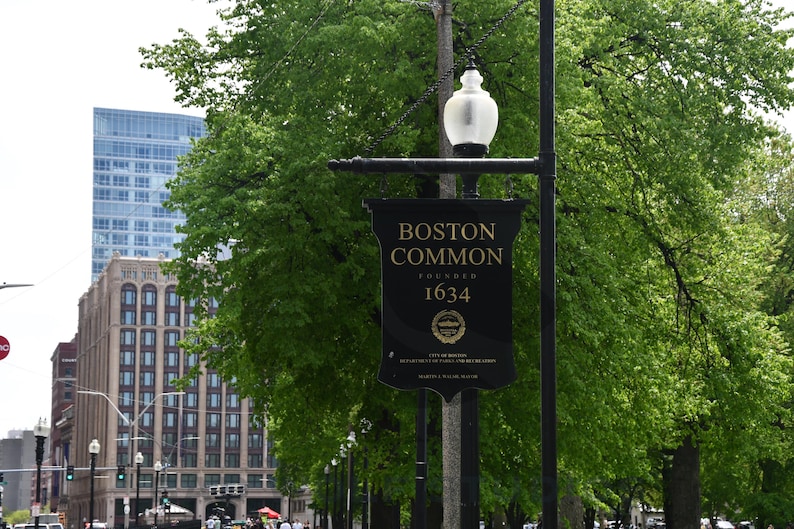 Boston Common Sign - Etsy