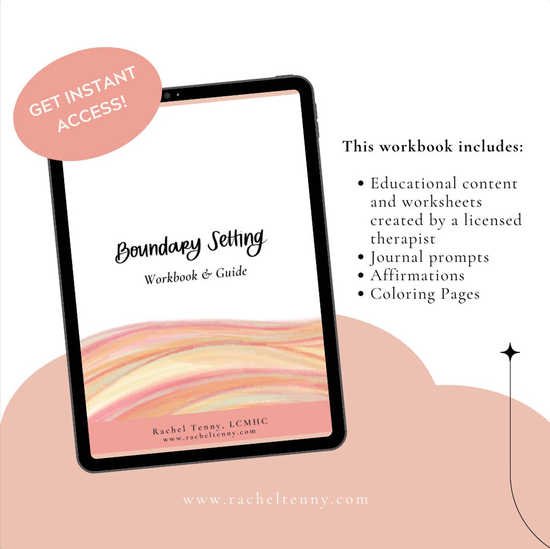 Boundary Setting Workbook & Guide | Digital Download - Etsy