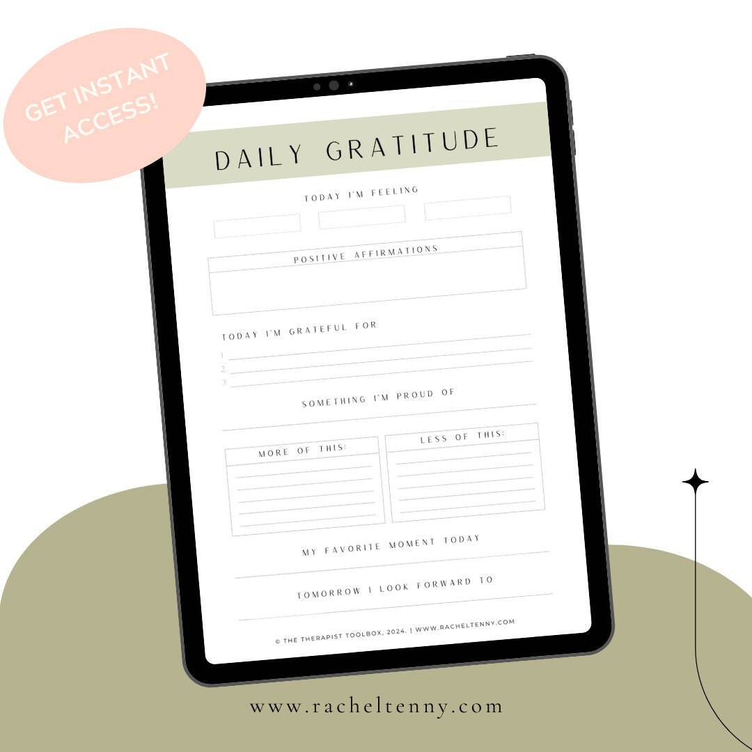 Daily Gratitude | Digital Download - Etsy