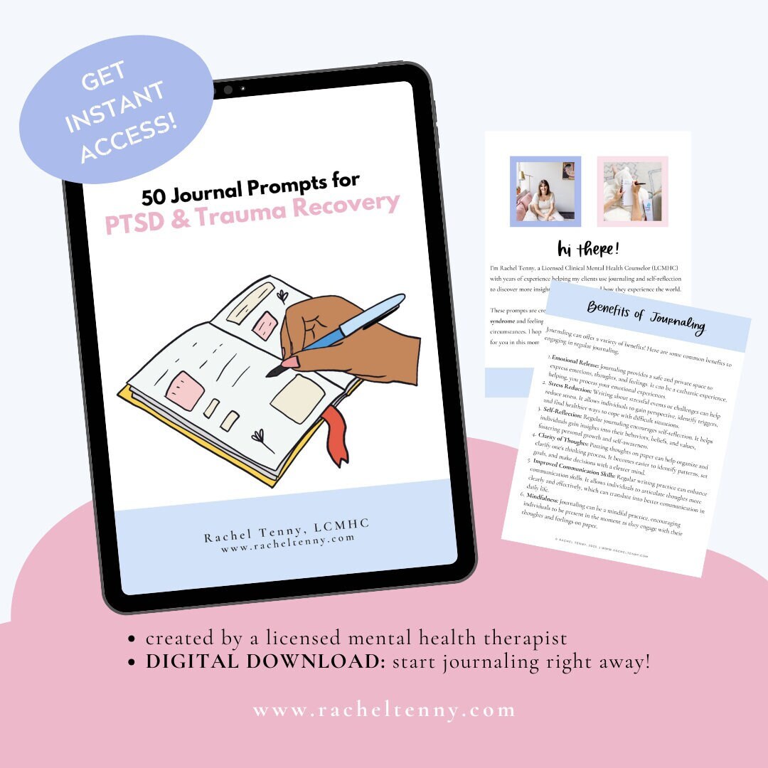 50 Journal Prompts for PTSD & Trauma Recovery | Digital Download - Etsy