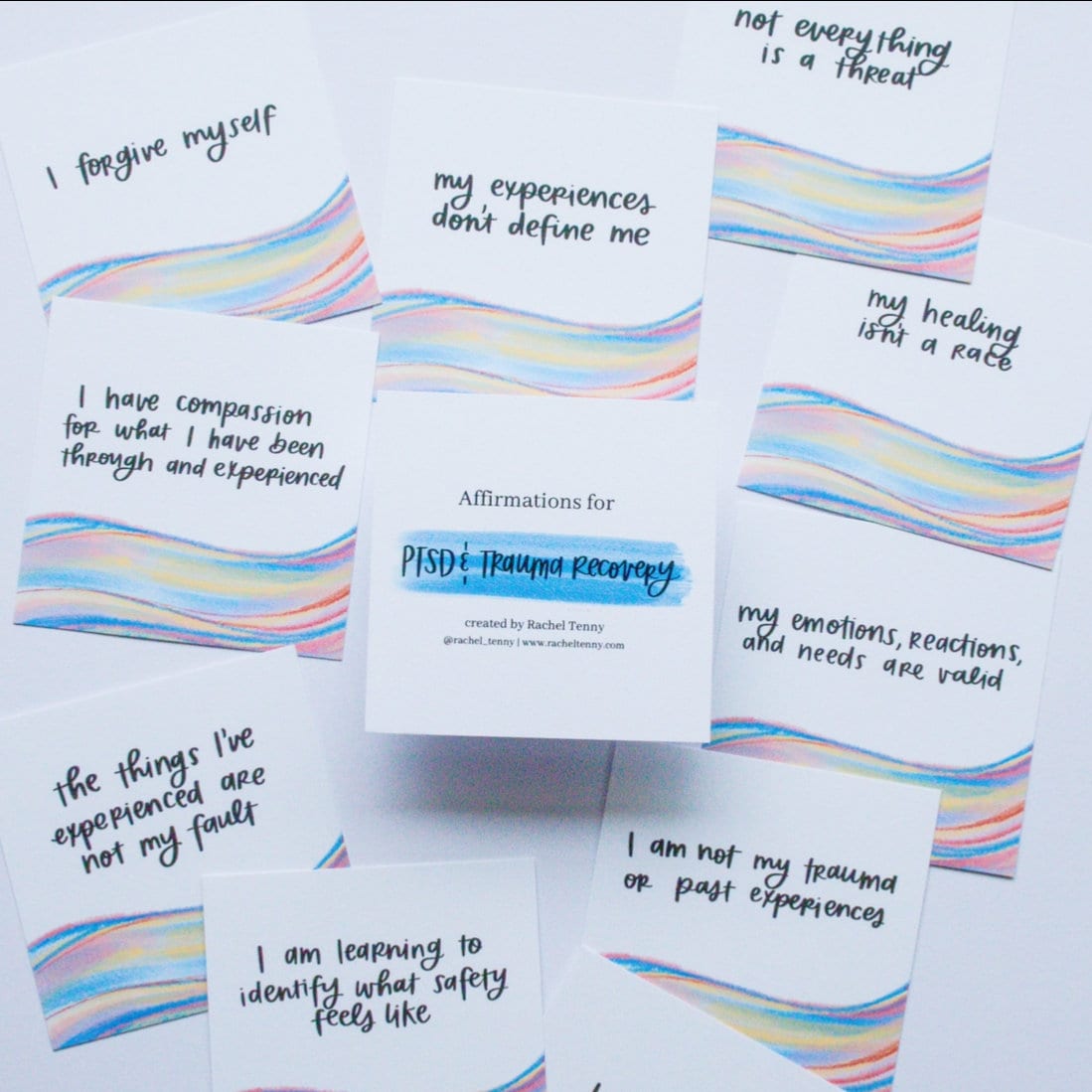 Affirmation Cards and Mindfulness Cards for Therapy & Meditation