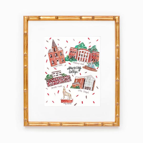 College Map - Etsy
