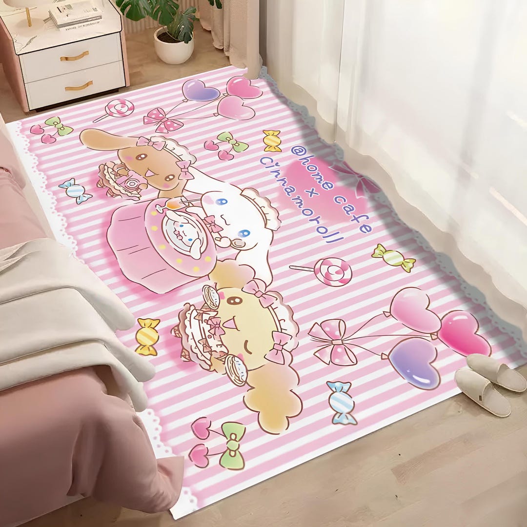 Sanrio | Hello Kitty | My Melody and Kuromi Rug, Cinnamoroll Carpet ...