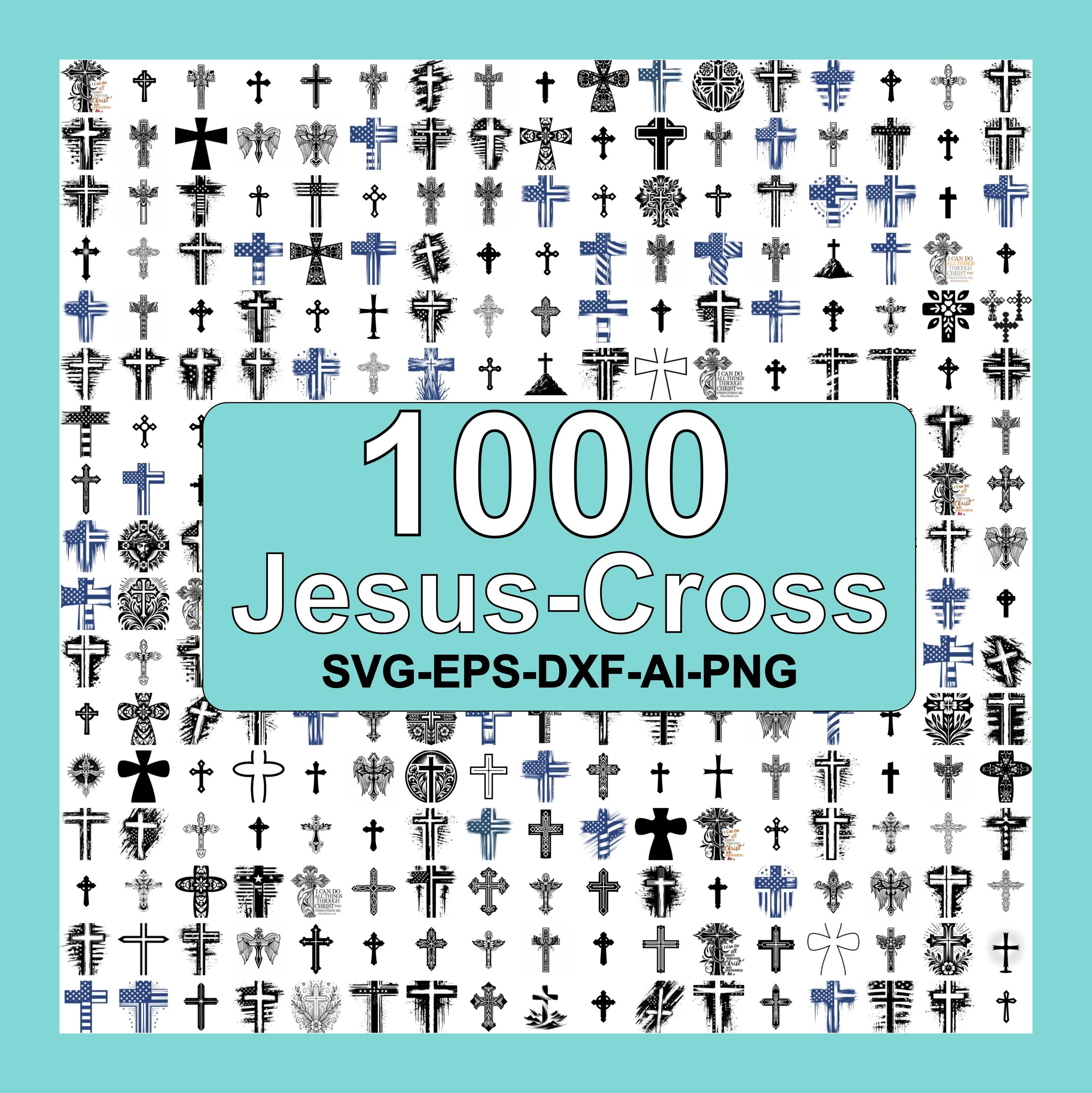 1000 Cross Svg, Cross Svg Bundle, Cross Png, Soldier Cross Svg, Jesus ...