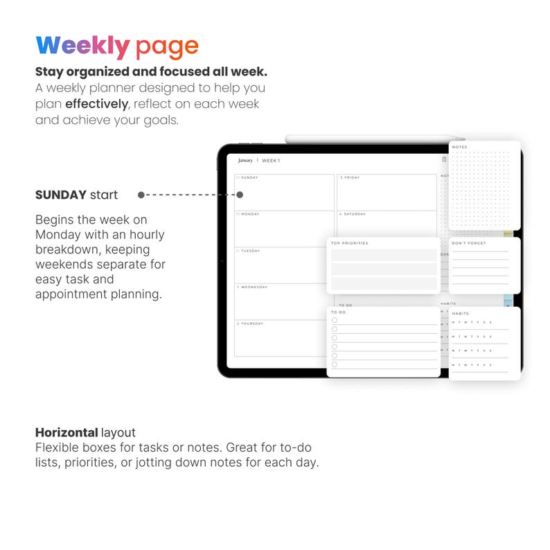 2026 Digital Planner: Goodnotes & Notability Compatible (all-in-one) - Etsy