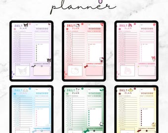 Cute & Kawaii Characters Daily Planner / Adorable Characters A4 A5 US ...