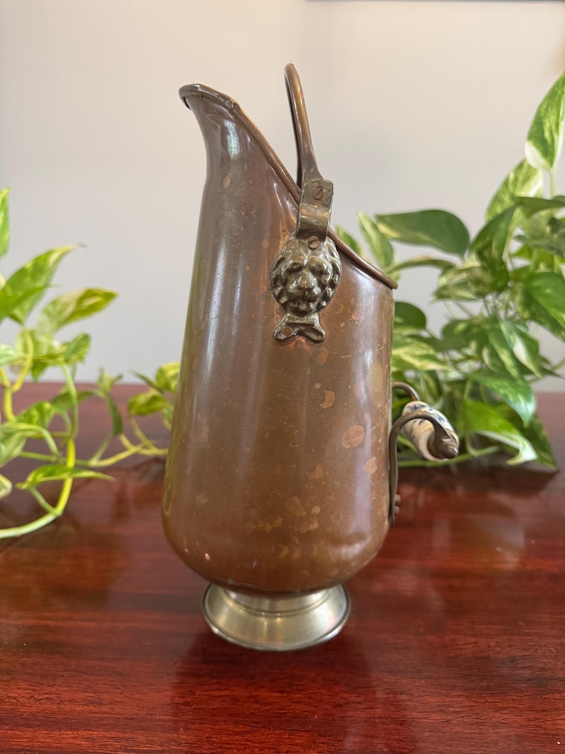 Vintage Copper Coal Scuttle - Etsy