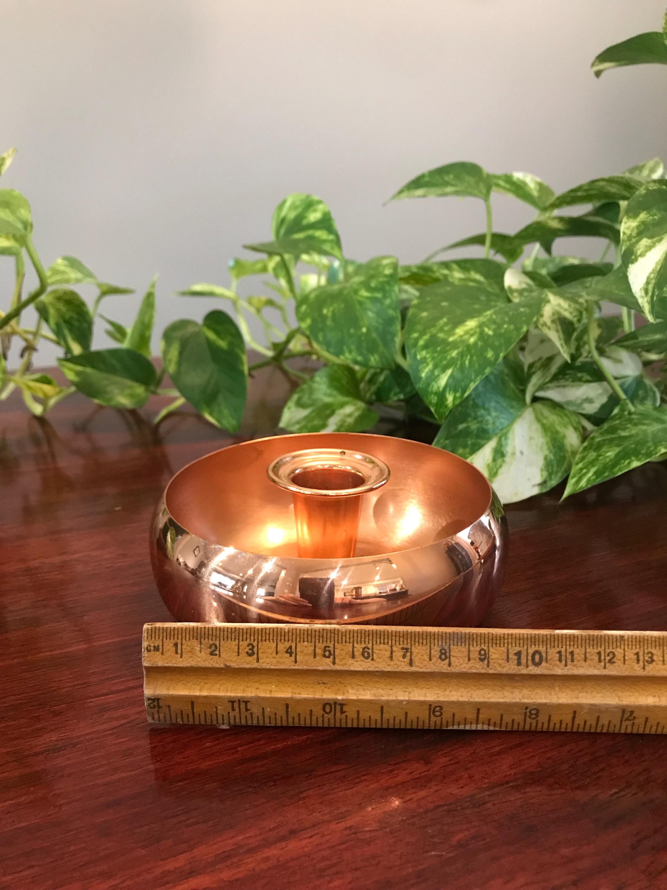 Vintage Copper Candlestick Holder Coppercraft Guild Taunton, Mass - Etsy