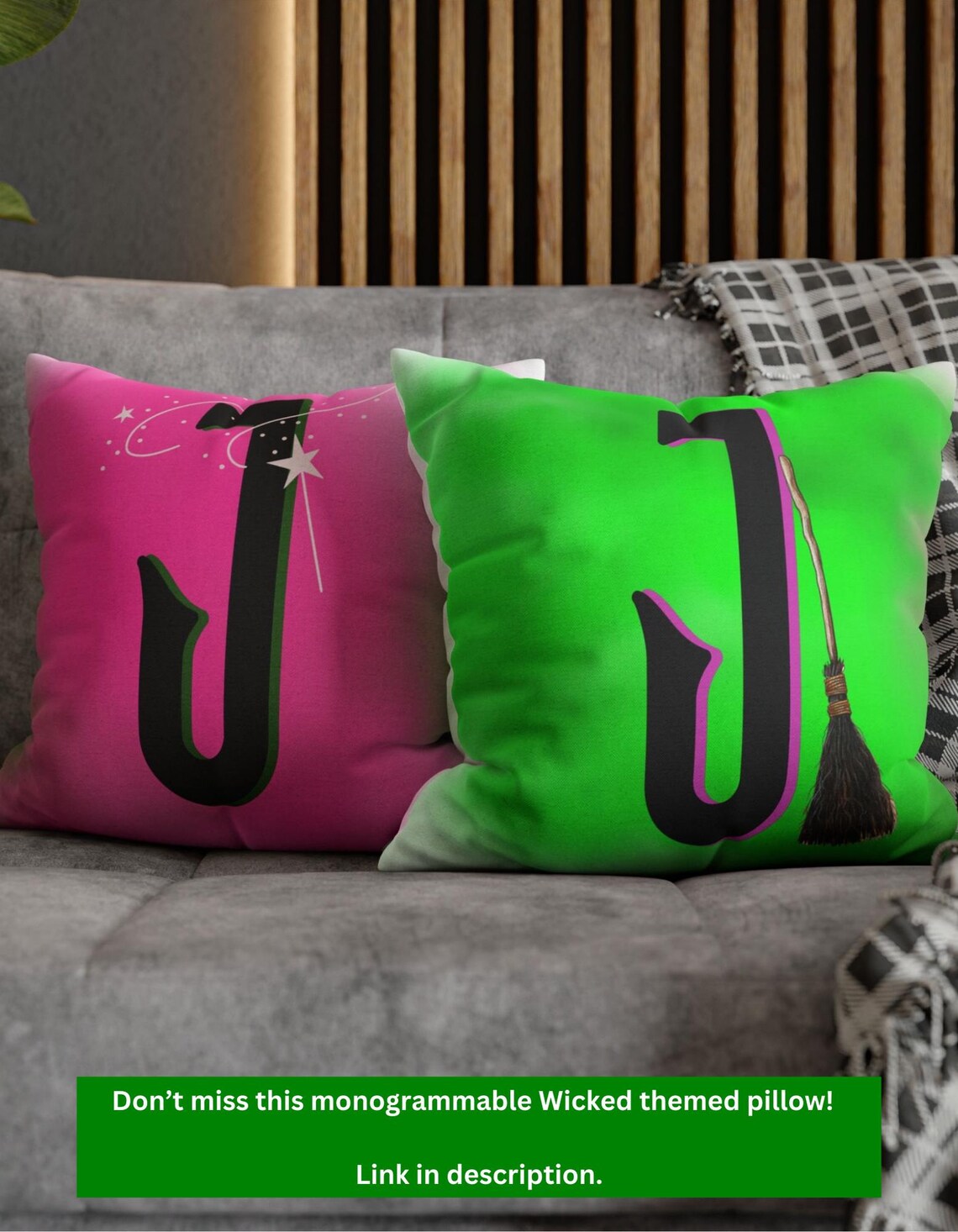 Popular From Wicked Pillow Cover Pink Glinda Inspired Throw Pillow ...