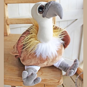 Valiant Vulture Pudgy Plumes Soft Toy Sewing Pattern and Tutorial ...