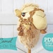Camel Ride-on Toy Stick Horse Sewing Pattern and Tutorial Includes Two ...