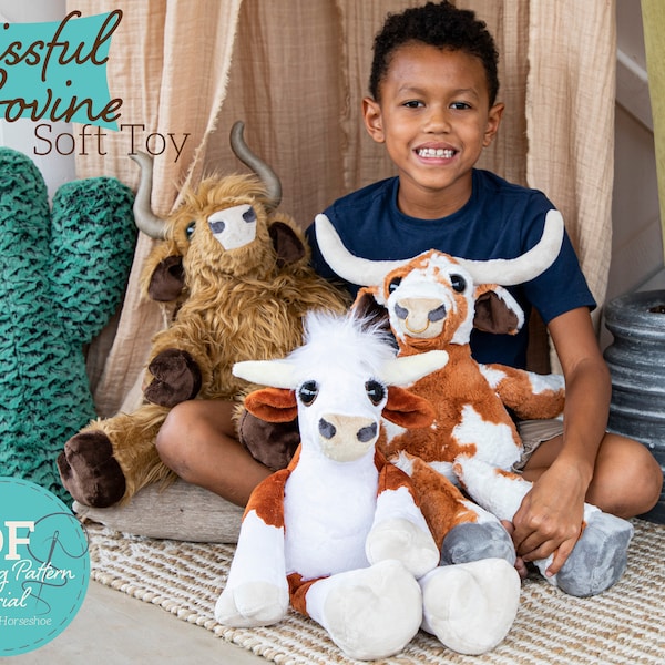 Stuffed Cow Sewing Pattern - Etsy