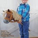 Camel Ride-on Toy Stick Horse Sewing Pattern and Tutorial Includes Two ...