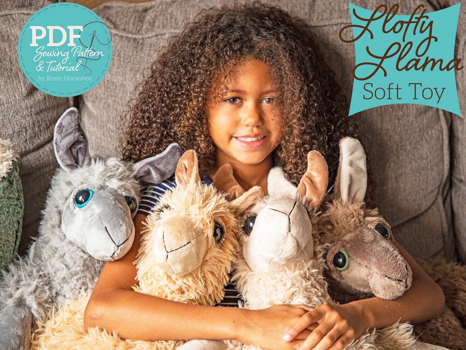 Plush Llama or Alpaca Sewing Pattern and Tutorial Llofty Llama - Etsy