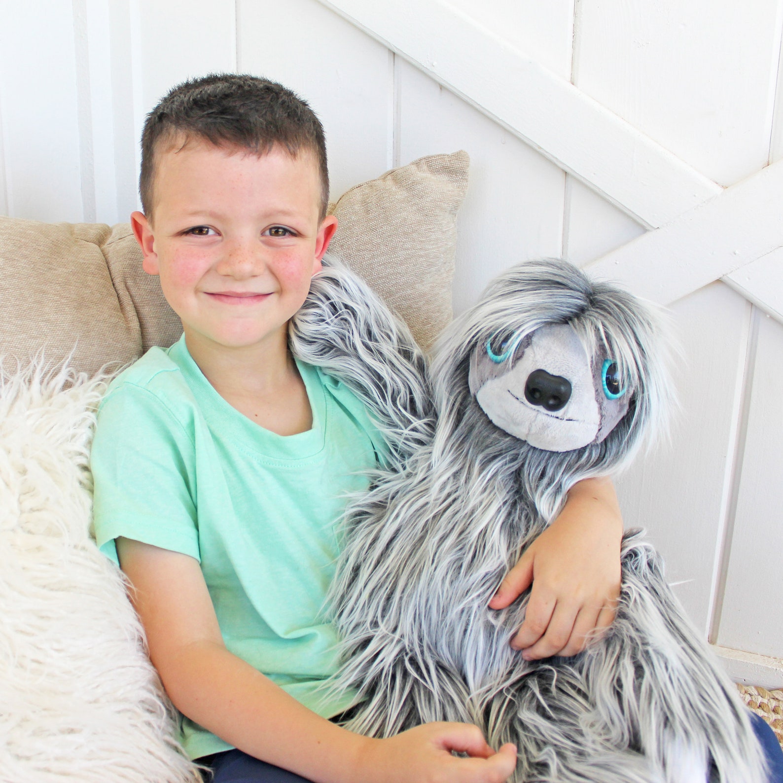 Sluggish Sloth Pudgy Plushie Sewing Pattern and Tutorial Stuffed Animal ...