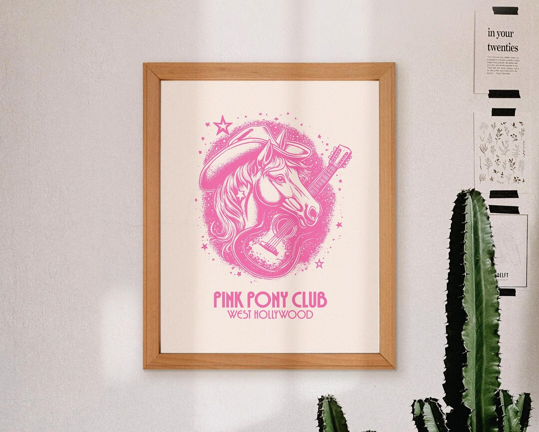 Chappell Roan Pink Pony Club Art Print, West Hollywood (digital ...