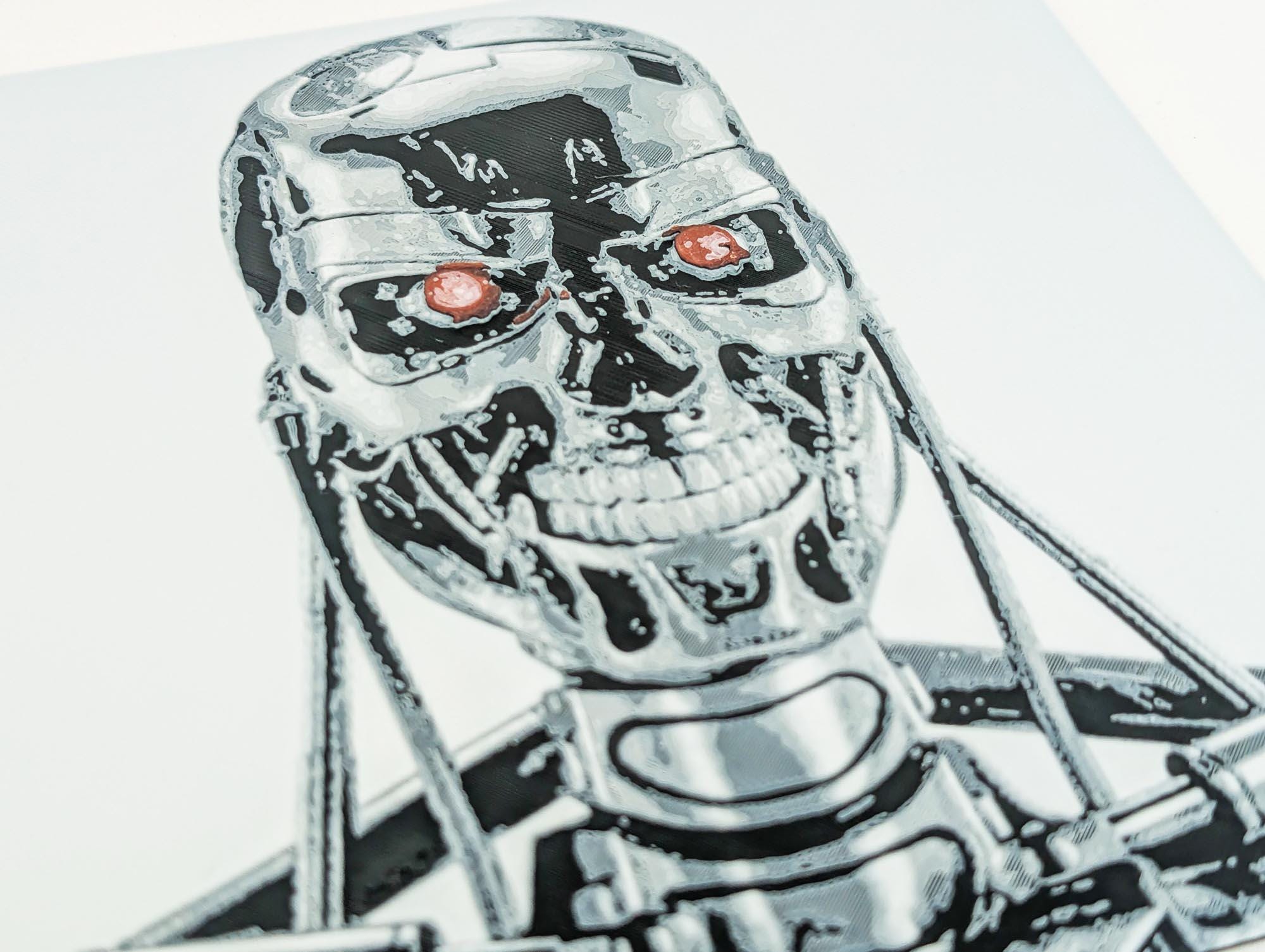 Terminator Exoskeleton 3D Art Print - Etsy