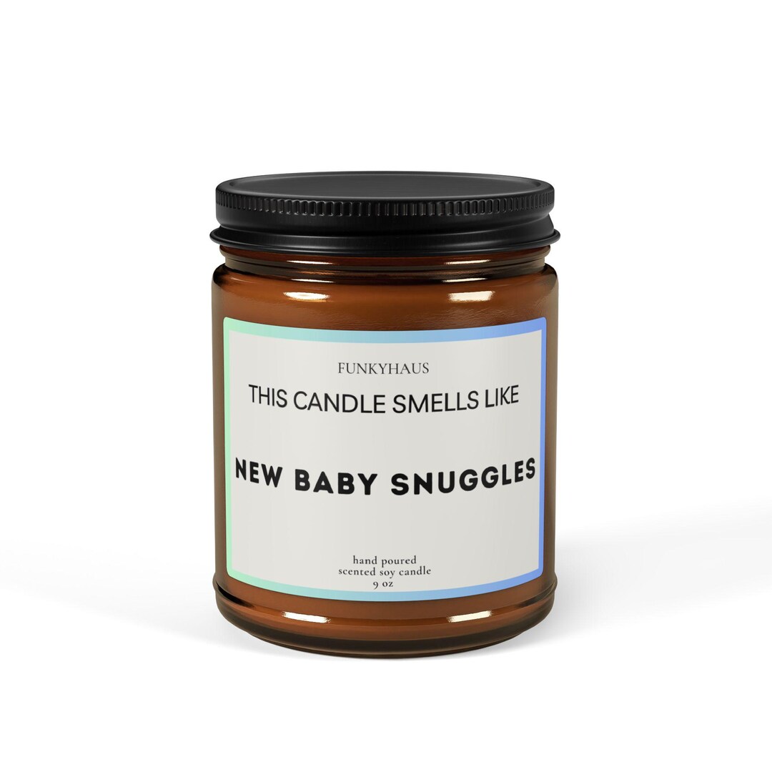 Smells Like New Baby Snuggles Comforting Scented Soy Candle 4oz & 9oz ...