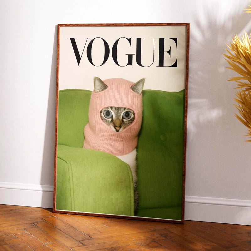 Vogue Wall Art - Etsy