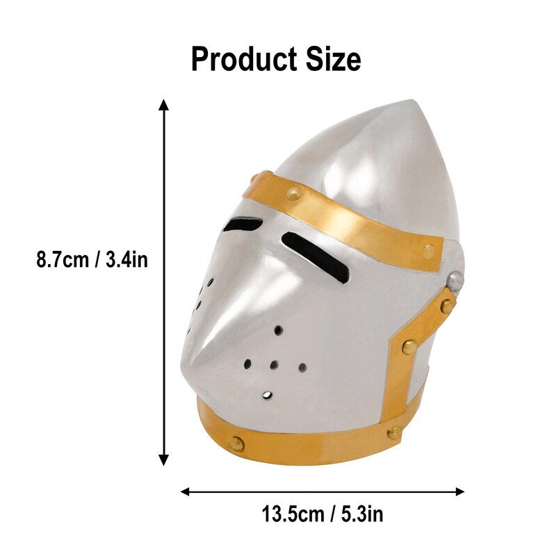 Medieval Pig Face Mini Bascinet Helmet Decorative Armour Helmet - Etsy