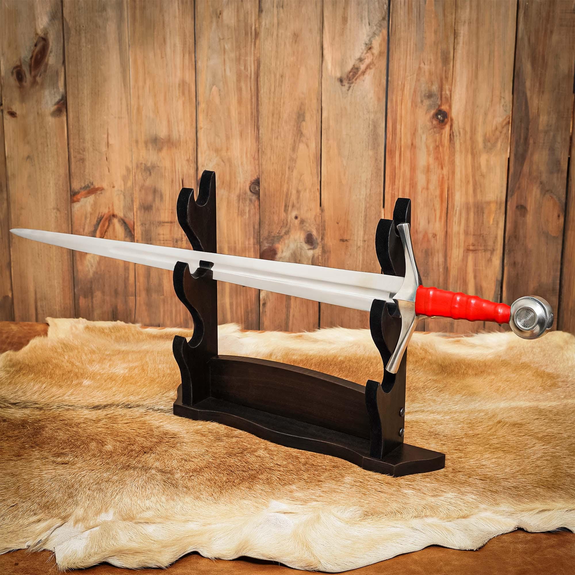 Wooden Sword Stand Three Tier Katana Stand Table Top Display Décor ...