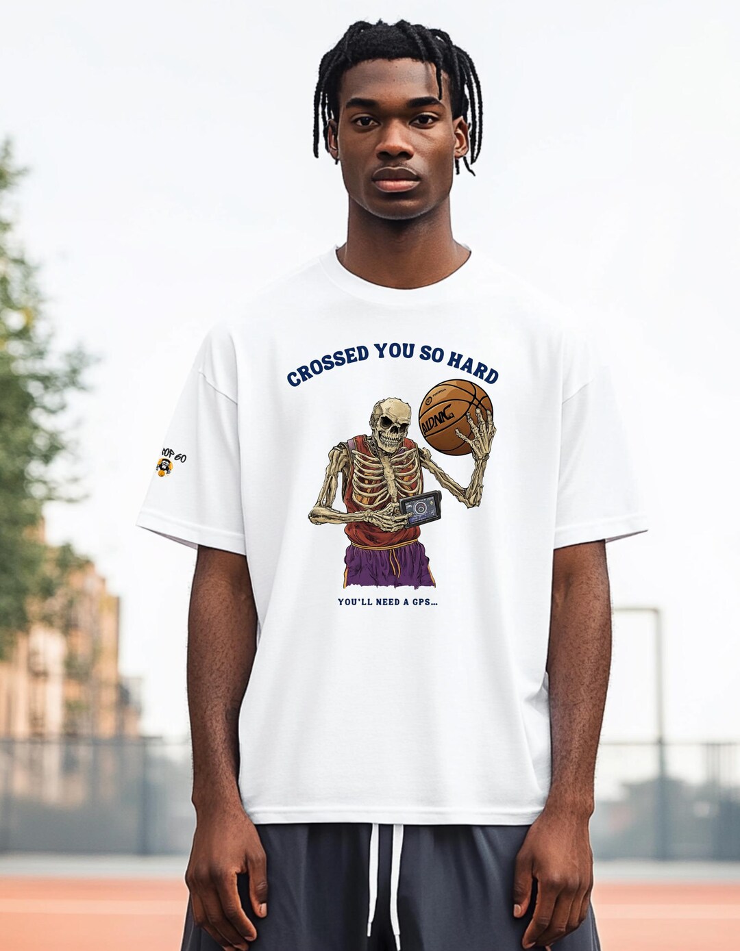 Crossed You so Hard Basketball Trash-talk T-shirt Heavyweight Cotton ...