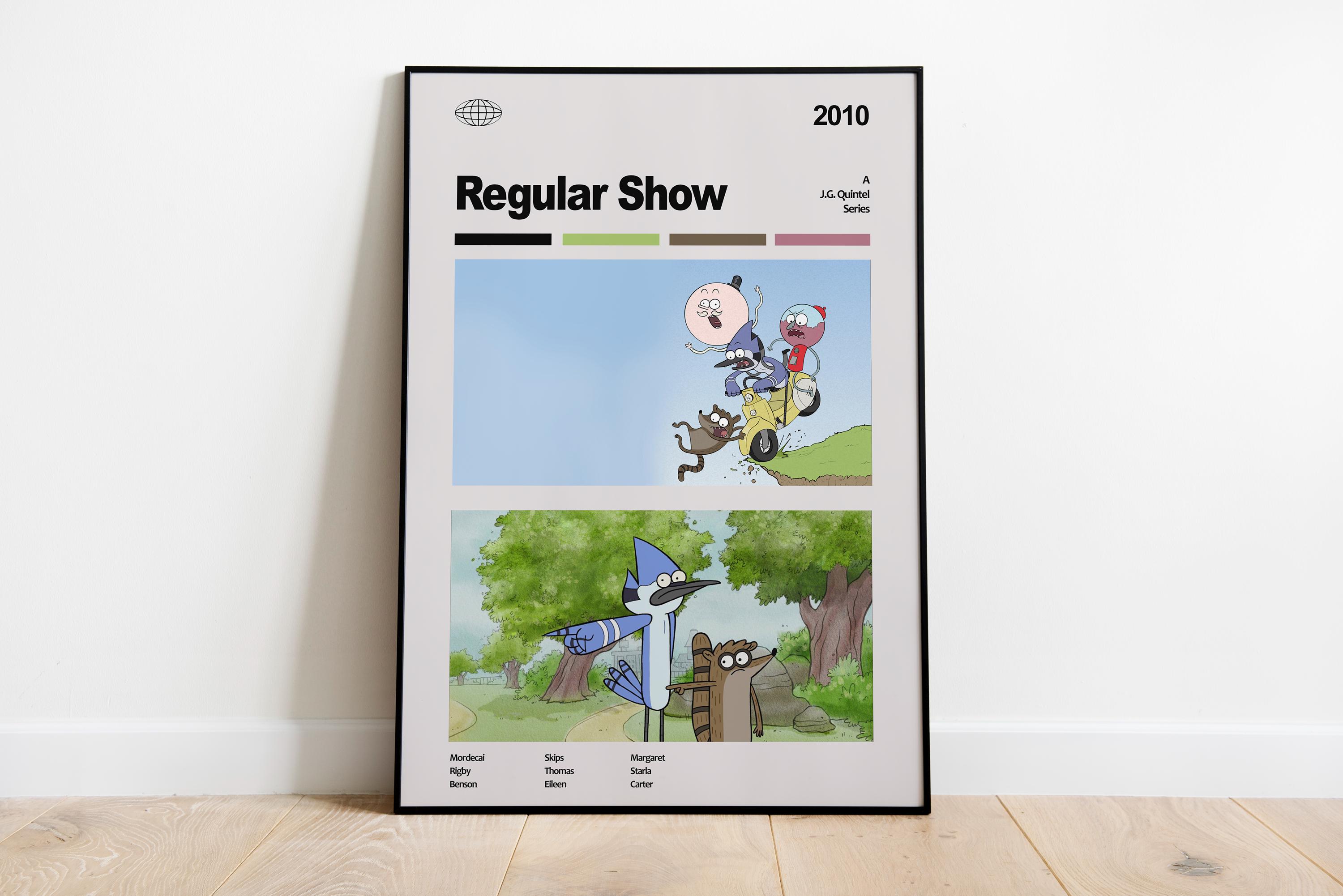 Regular Show Digital, Regular Show Poster, Digital Poster, High Quality ...