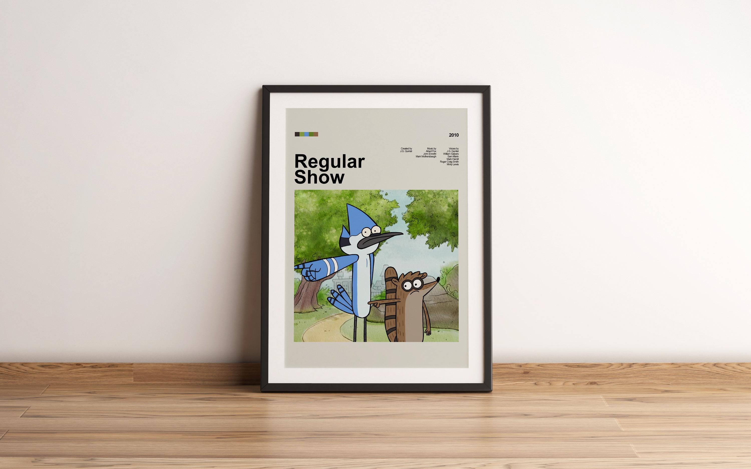 Regular Show Digital, Regular Show Poster, Digital Poster, High Quality ...