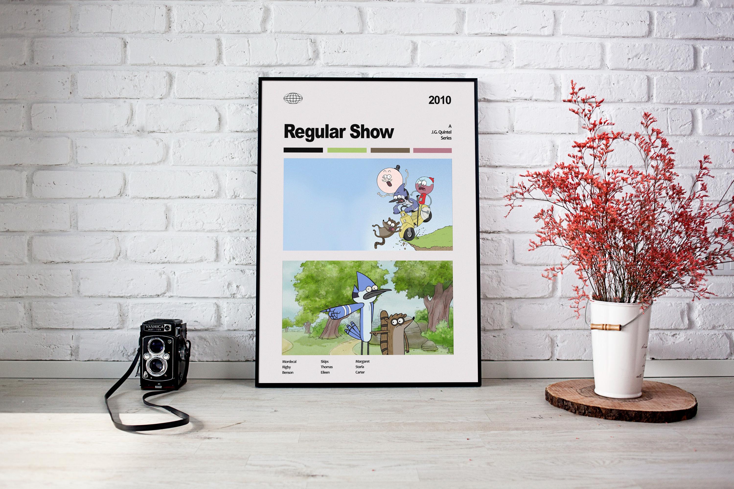 Regular Show Digital, Regular Show Poster, Digital Poster, High Quality ...