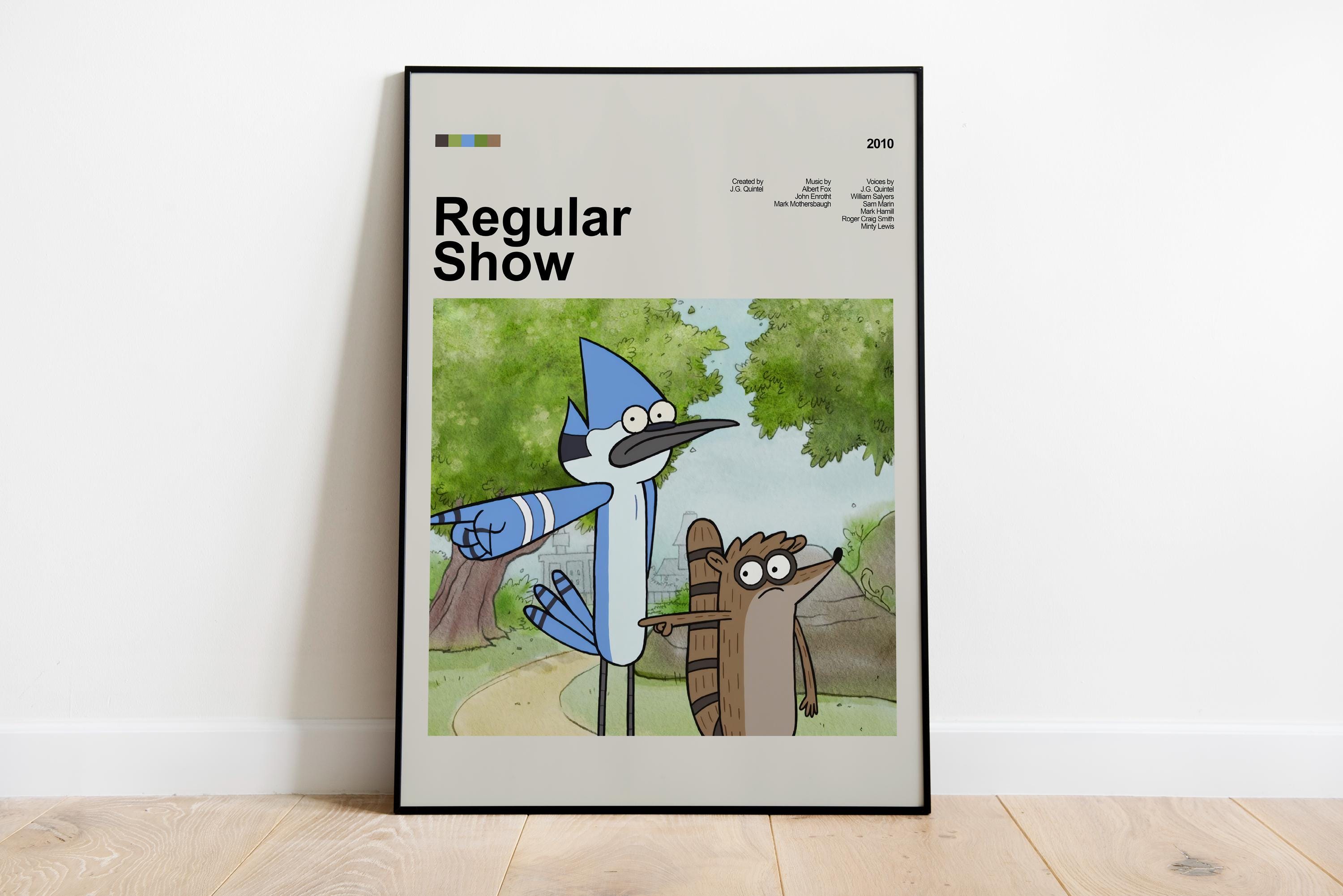 Regular Show Digital, Regular Show Poster, Digital Poster, High Quality ...