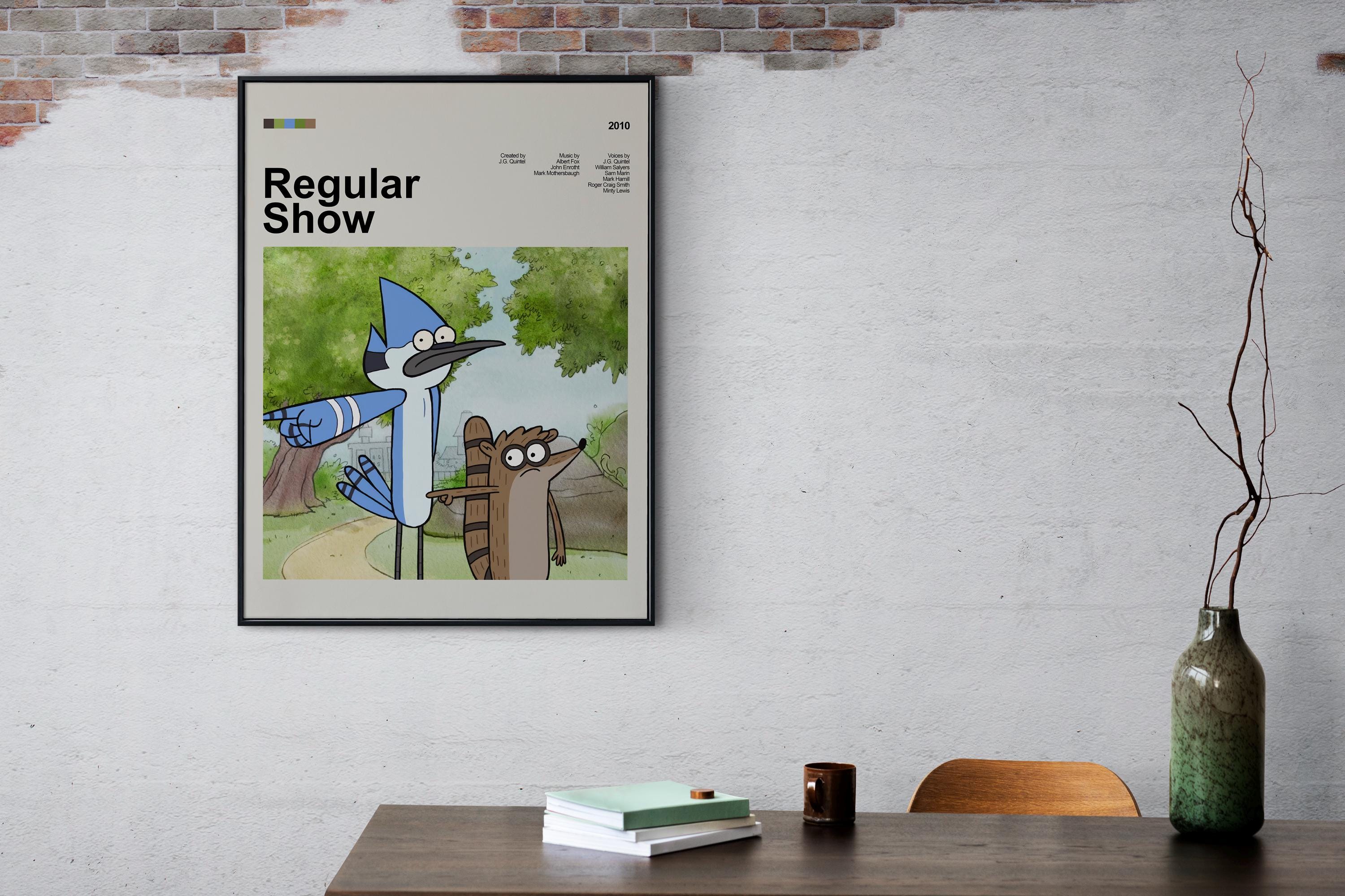 Regular Show Digital, Regular Show Poster, Digital Poster, High Quality ...