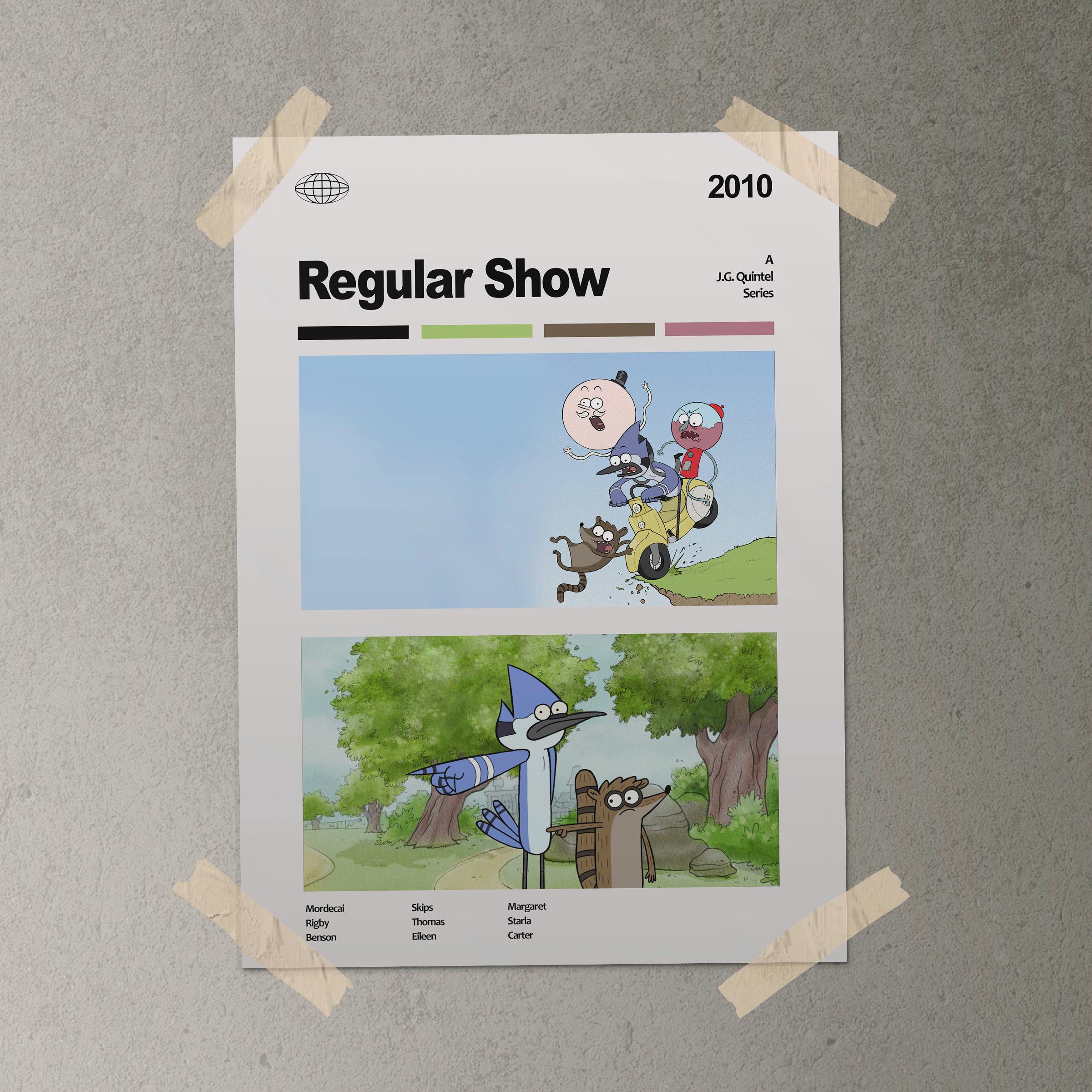 Regular Show Digital, Regular Show Poster, Digital Poster, High Quality ...
