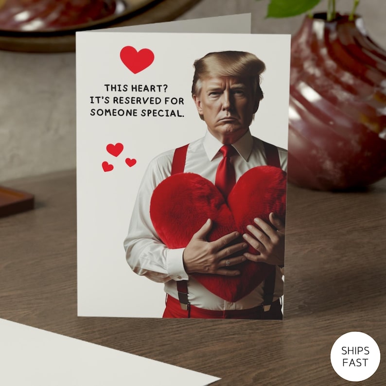 Funny Trump Valentine's Day Card: Political Love Gift - Etsy Australia
