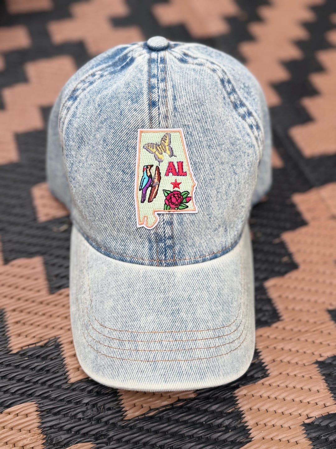 Sweet Home Alabama Jean Hat, Alabama the Beautiful, Alabama Hats, Gifts ...