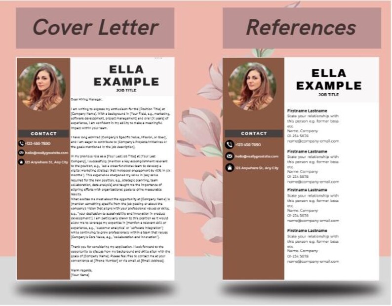 Minimalist Resume Template - Etsy