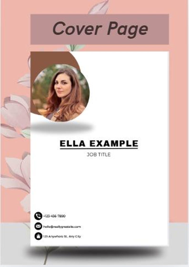 Minimalist Resume Template - Etsy