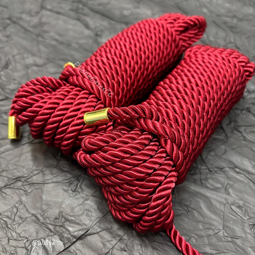 Shibari Japanese Rope Art Hemp Rope Set 2 Pieces 32.8 Feet, Silky and ...