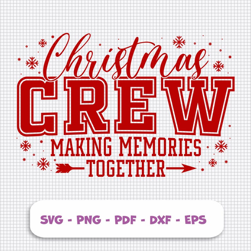 Christmas Crew Stencil - Etsy UK