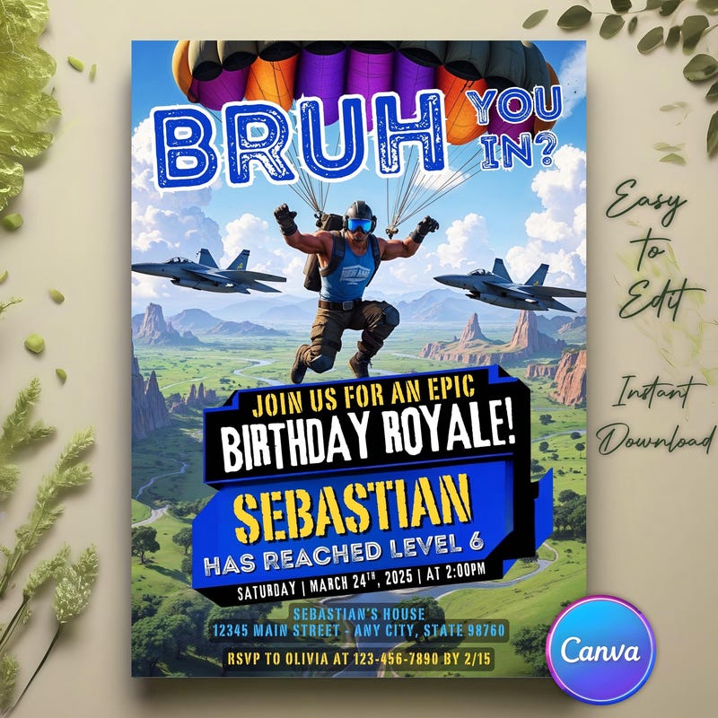 Rocket League Invitation - Etsy