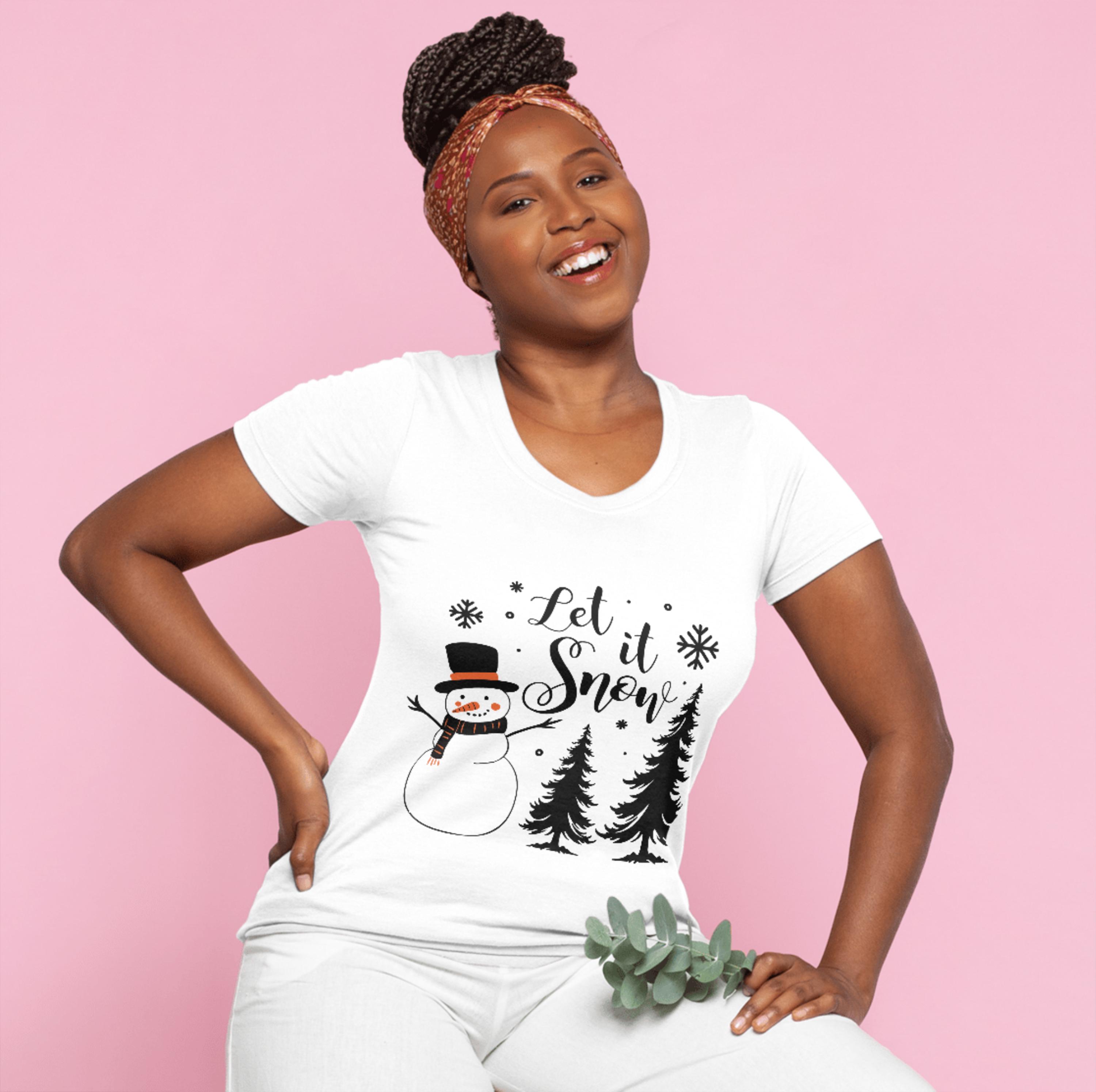 Let It Snow Svg, Snowman Face Svg, Christmas Svg, Christmas Tree Svg ...