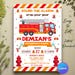 Fire Truck Birthday Invitation, Fire Engine Invites, Firetruck ...