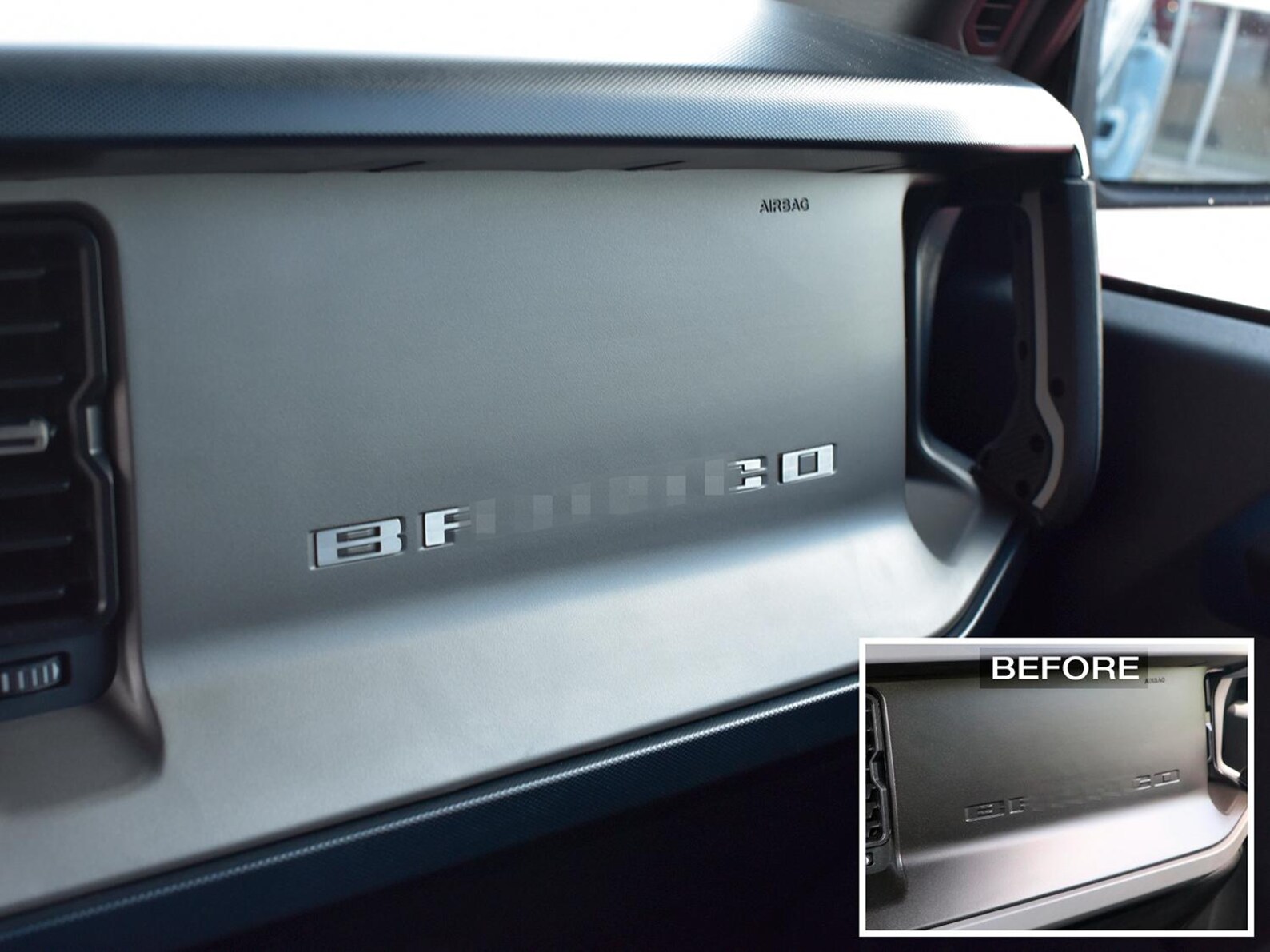 Metalmods - Fit for 2021+ Ford BRONCO | Steel Insert Lettering - Big ...