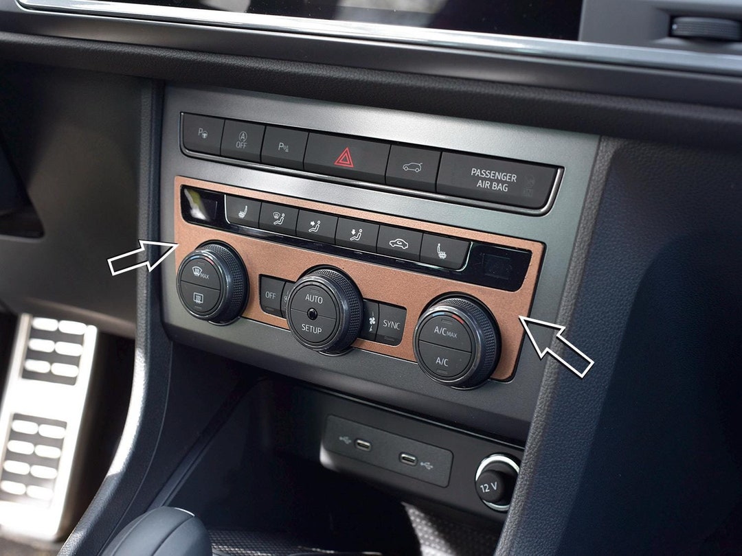 Metalmods Fit for CUPRA Ateca COPPER Style Steel Decor for A/C Panel 1 ...