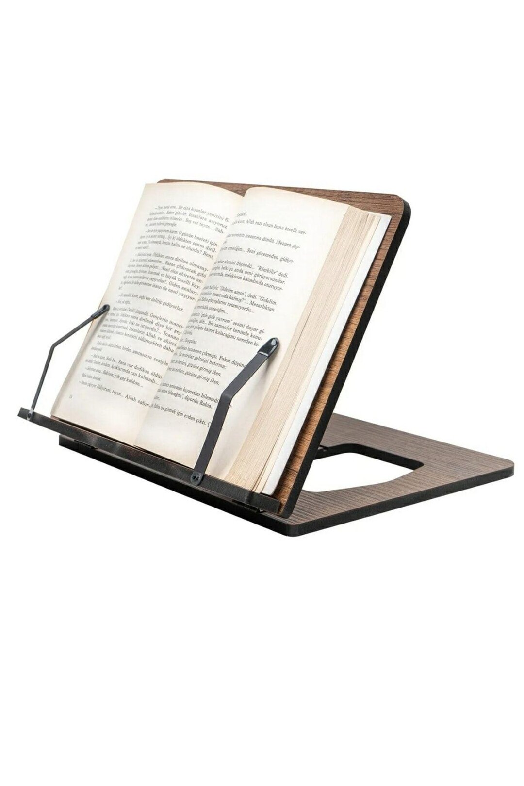 Custom Wooden Book Stand and Recipe Holder Foldable Design With ...