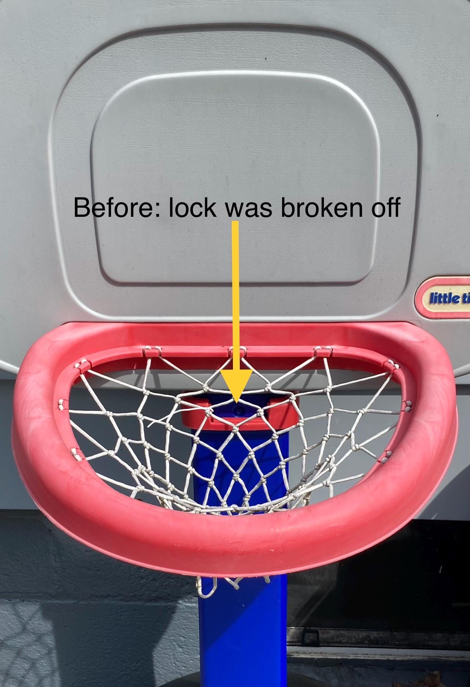 Little Tikes Easy Score Basketball Hoop Height Lock Replacement - Etsy