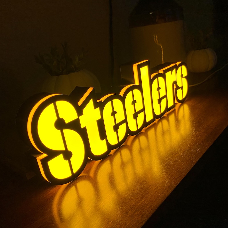 Steelers Bar Decor - Etsy