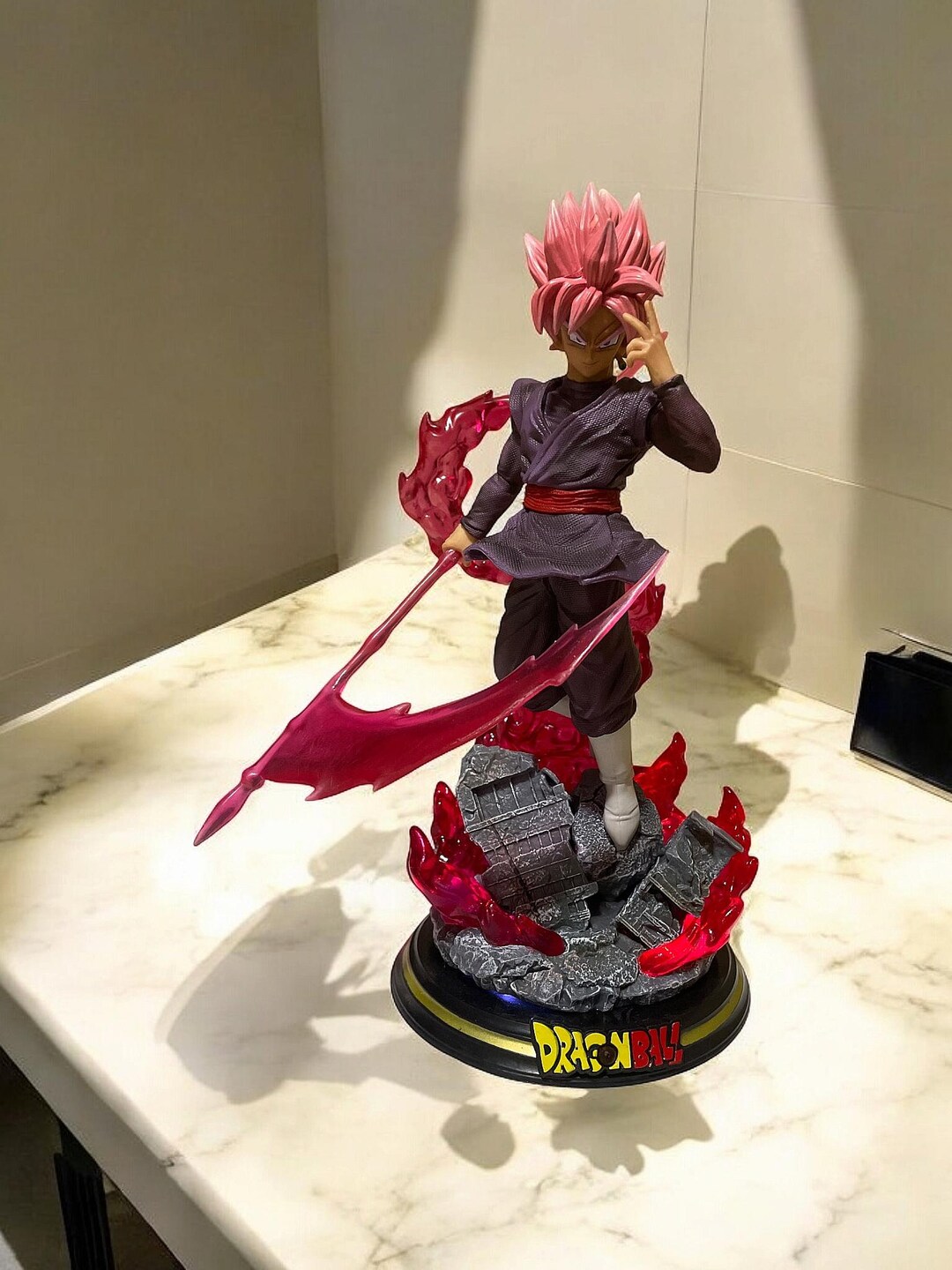 28CM Dragon Ball Black Goku Zamasu Figure PVC Action Figures GK Statue ...